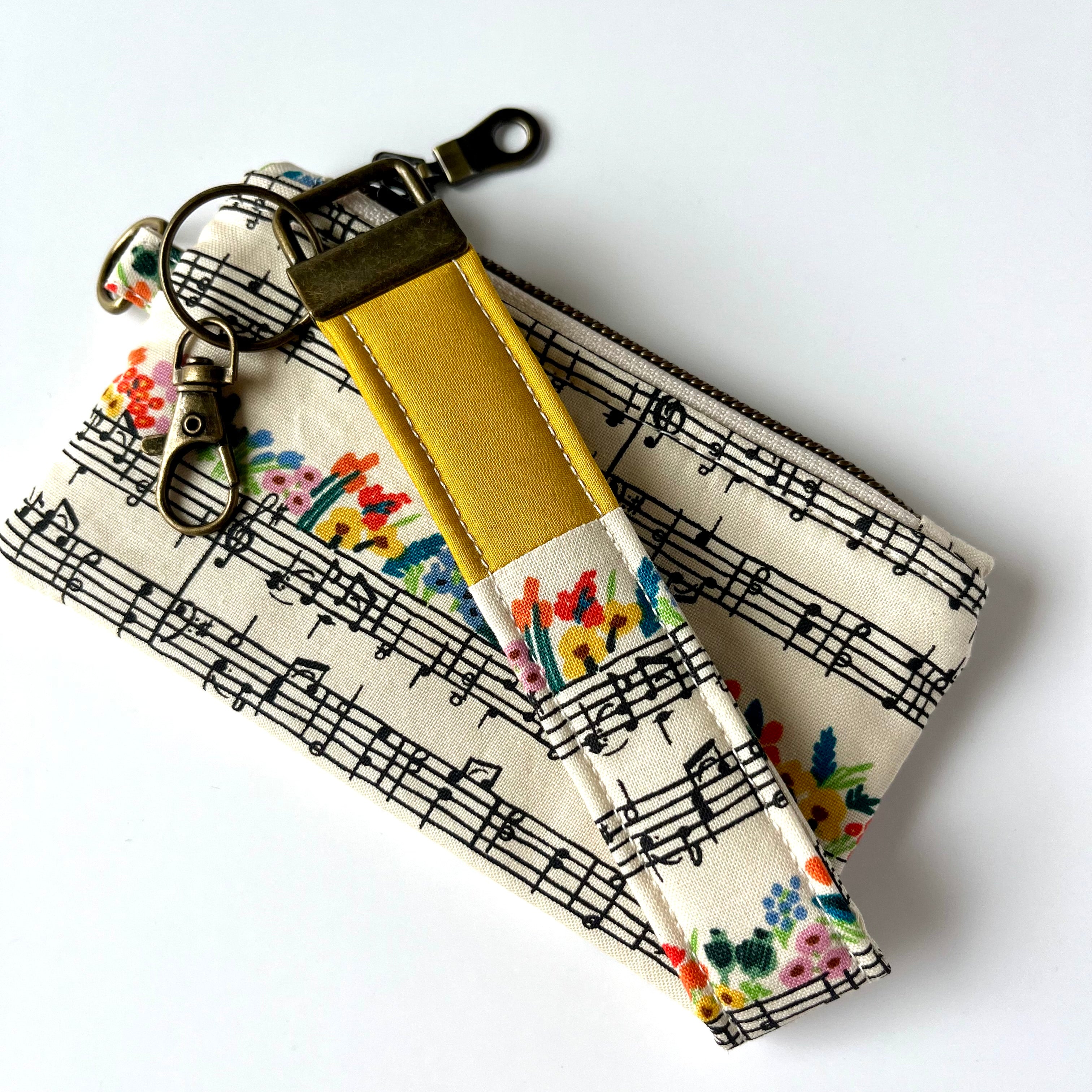 Scrappy Key Fob | Music Notes – Little Sister Sewing